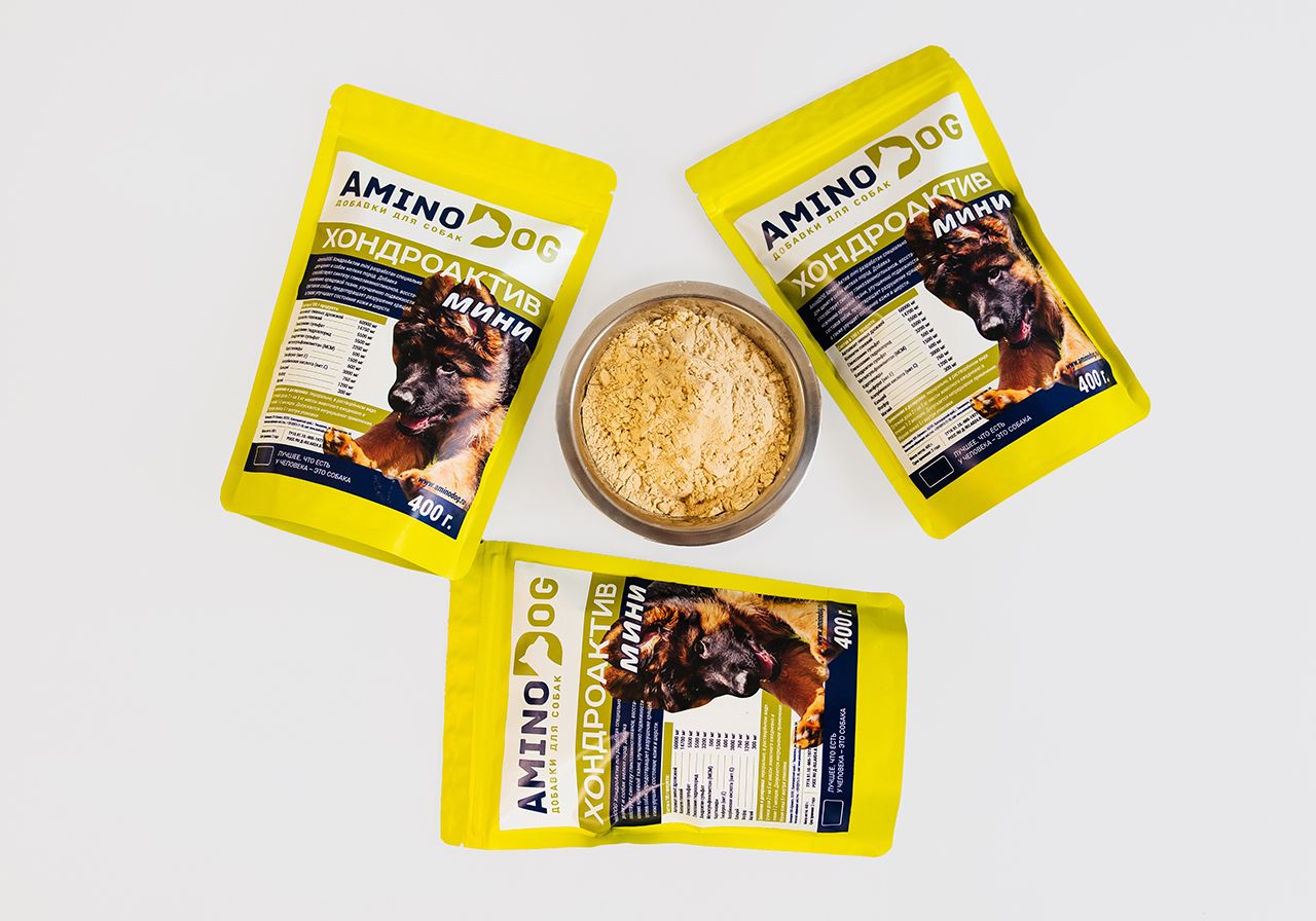 Добавки для собак AminoDog: AminoDOG ХондроАктив мини